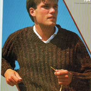 Patons Mooreland Chunky Knitting Pattern Booklet 260 - FOR MEN & WOMEN ...