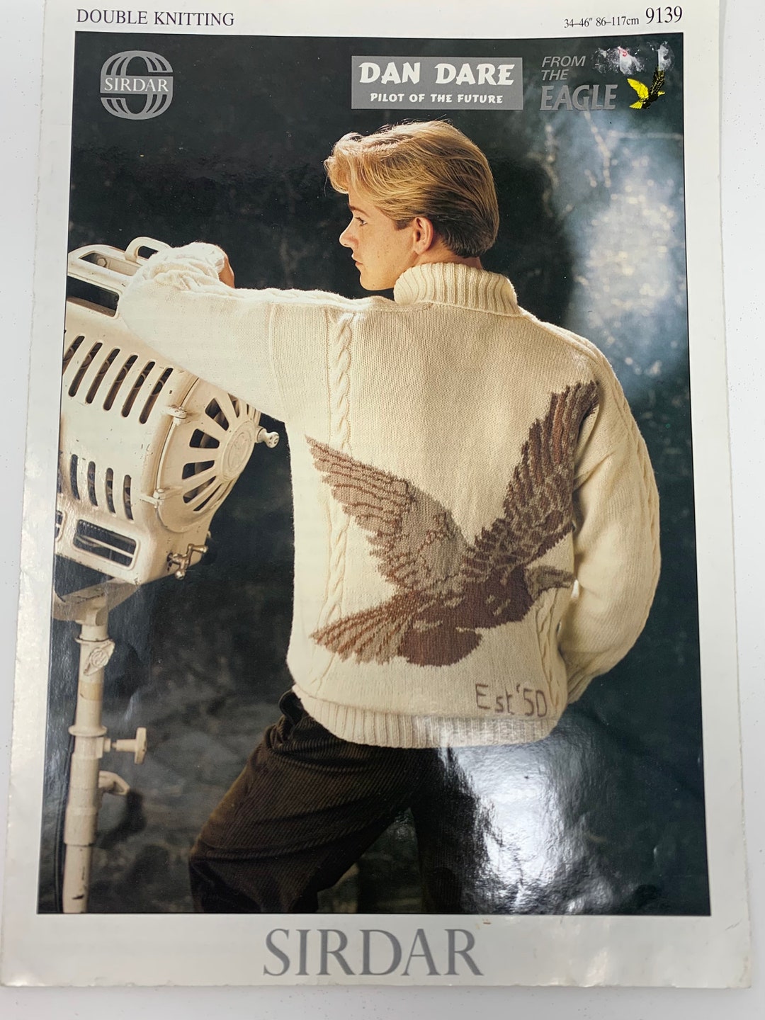 SIRDAR Vintage Knitting Pattern - 9139 Dan Dare From the Eagle - Etsy