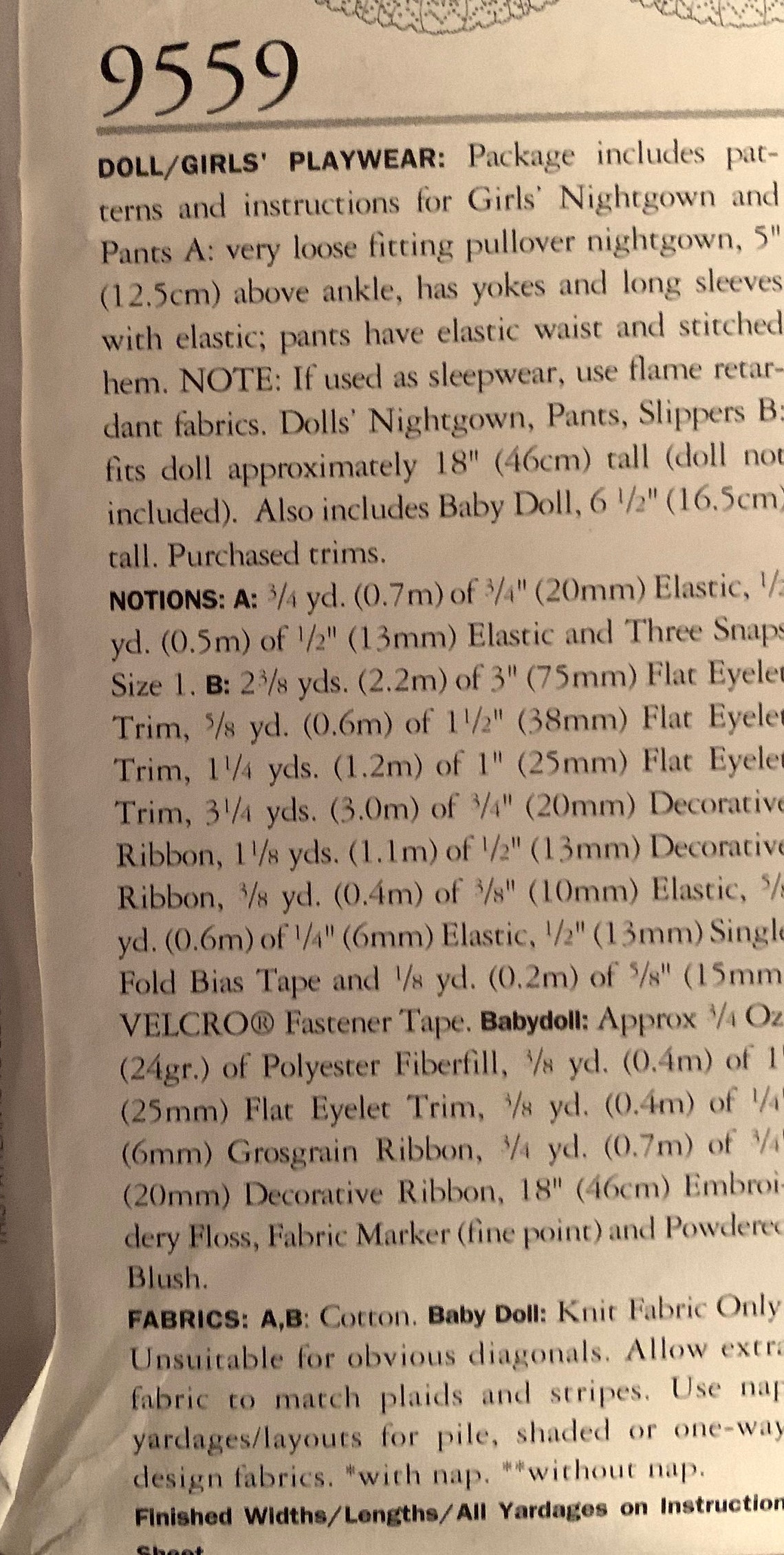 Vogue Craft Pattern 9559 Vogue Doll Collection Designed by - Etsy