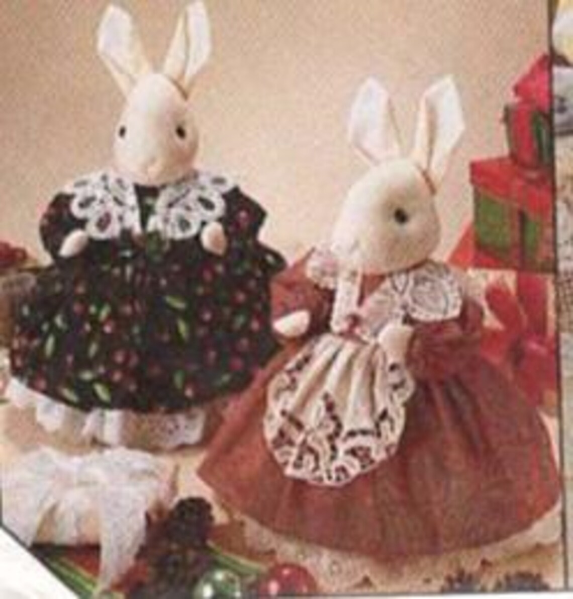 Victorian RABBIT / BUNNY SEWING Pattern - Mccall's Crafts 6908 - 15 ...