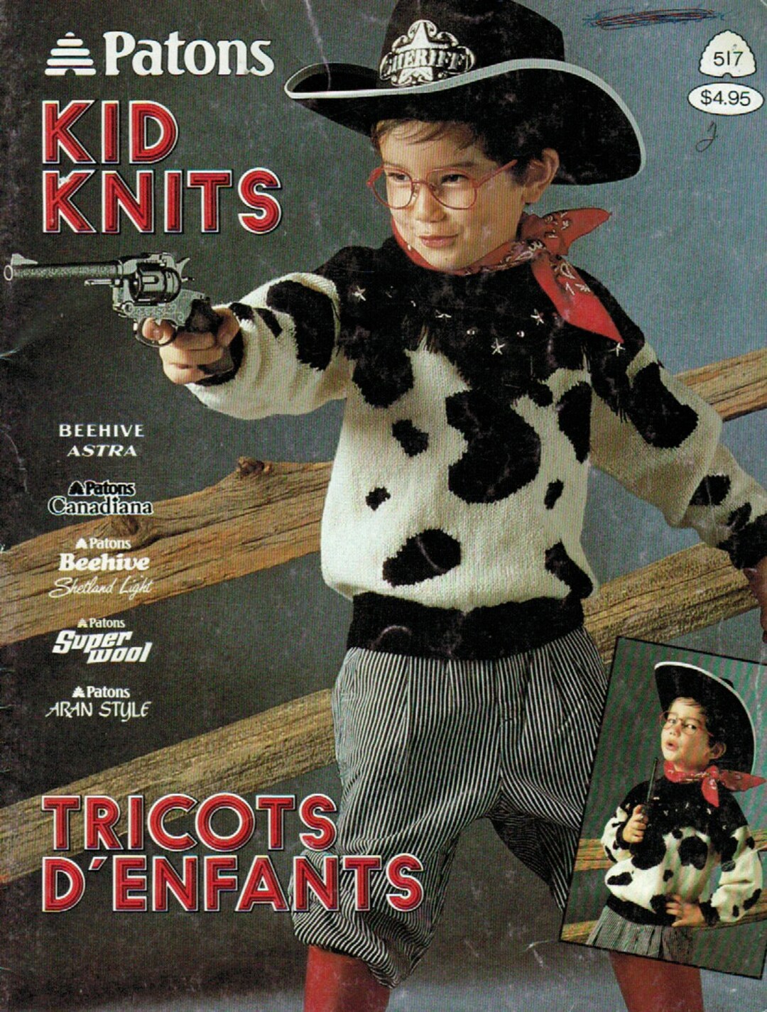 Patons Kids Knits Pattern Booklet - Featuring 11 Different Designs ...