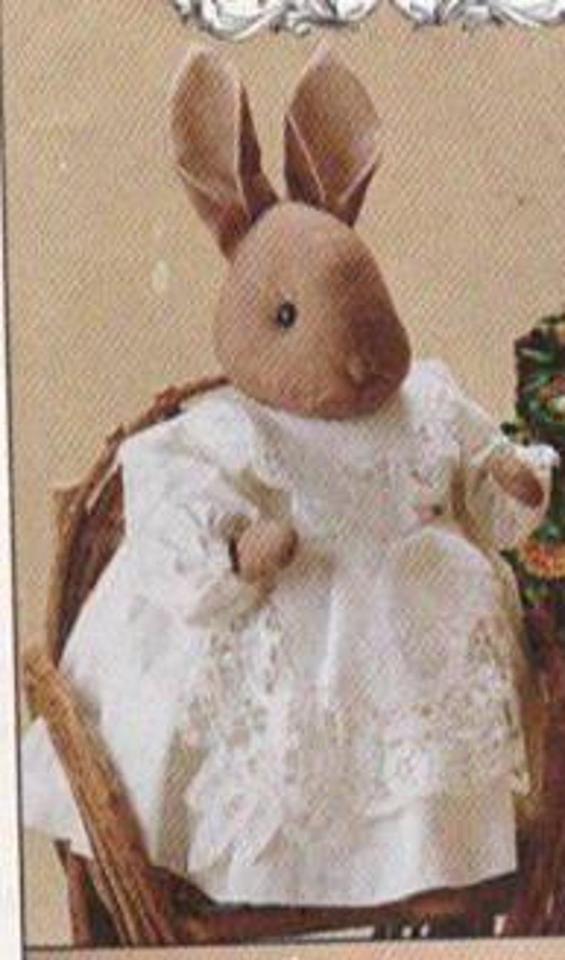 Victorian RABBIT / BUNNY SEWING Pattern - Mccall's Crafts 6908 - 15 ...
