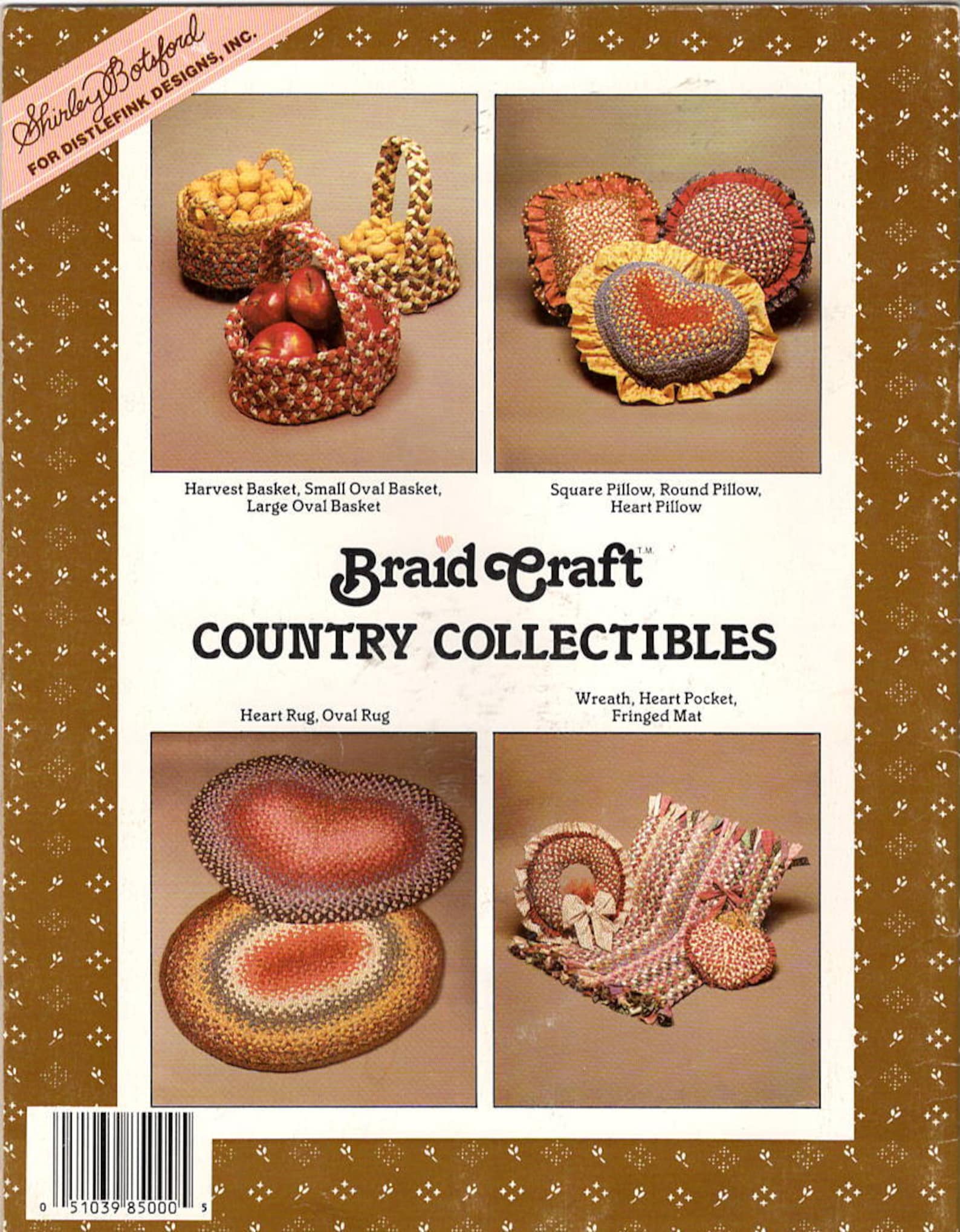 BRAIDCRAFT COUNTRY COLLECTIBLES - Patterns for Pillows, Rugs, Wreaths ...