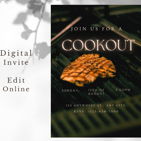 Cookout Invitation - Etsy