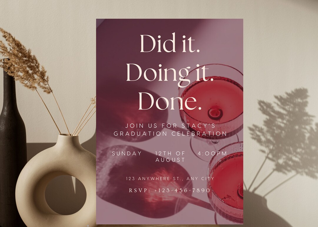 Graduation Party Invitation, Graduation Dinner, Graduation Invitation ...