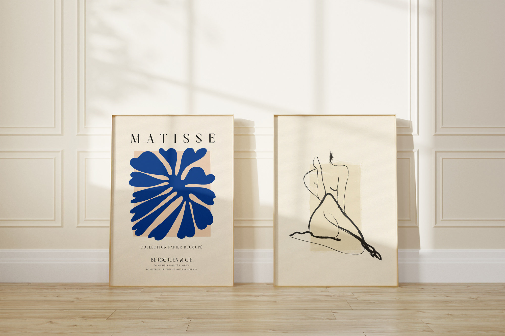 Body Line Art Exhibition Poster Abstract Female Art Neutral - Etsy