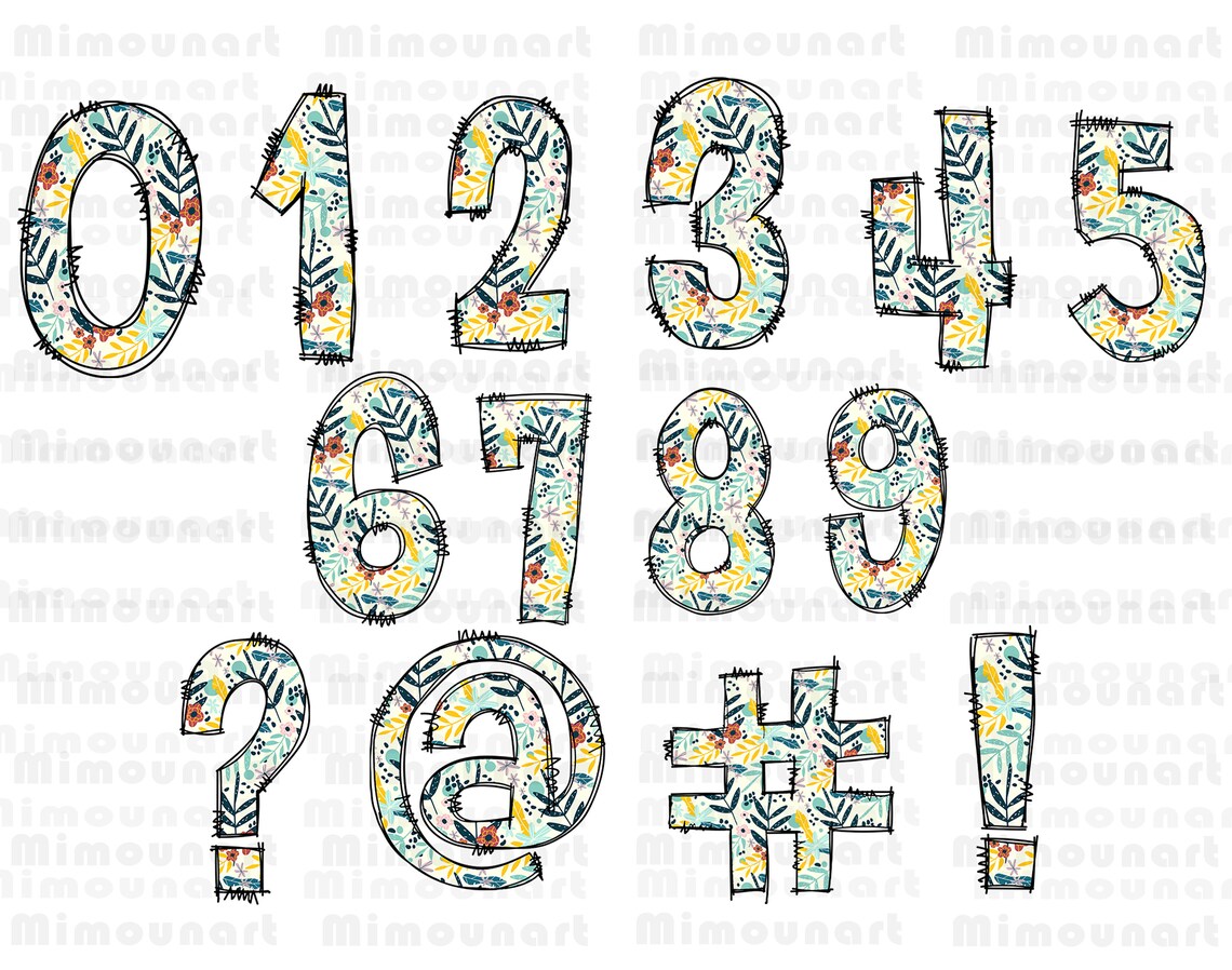 Spring Letters Png Floral Alphabet PNG Letters and Numbers - Etsy