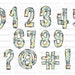 Spring Letters Png, Floral Alphabet PNG, Letters and Numbers PNG ...