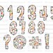 Spring Letters Png, Floral Alphabet PNG, Letters and Numbers PNG ...