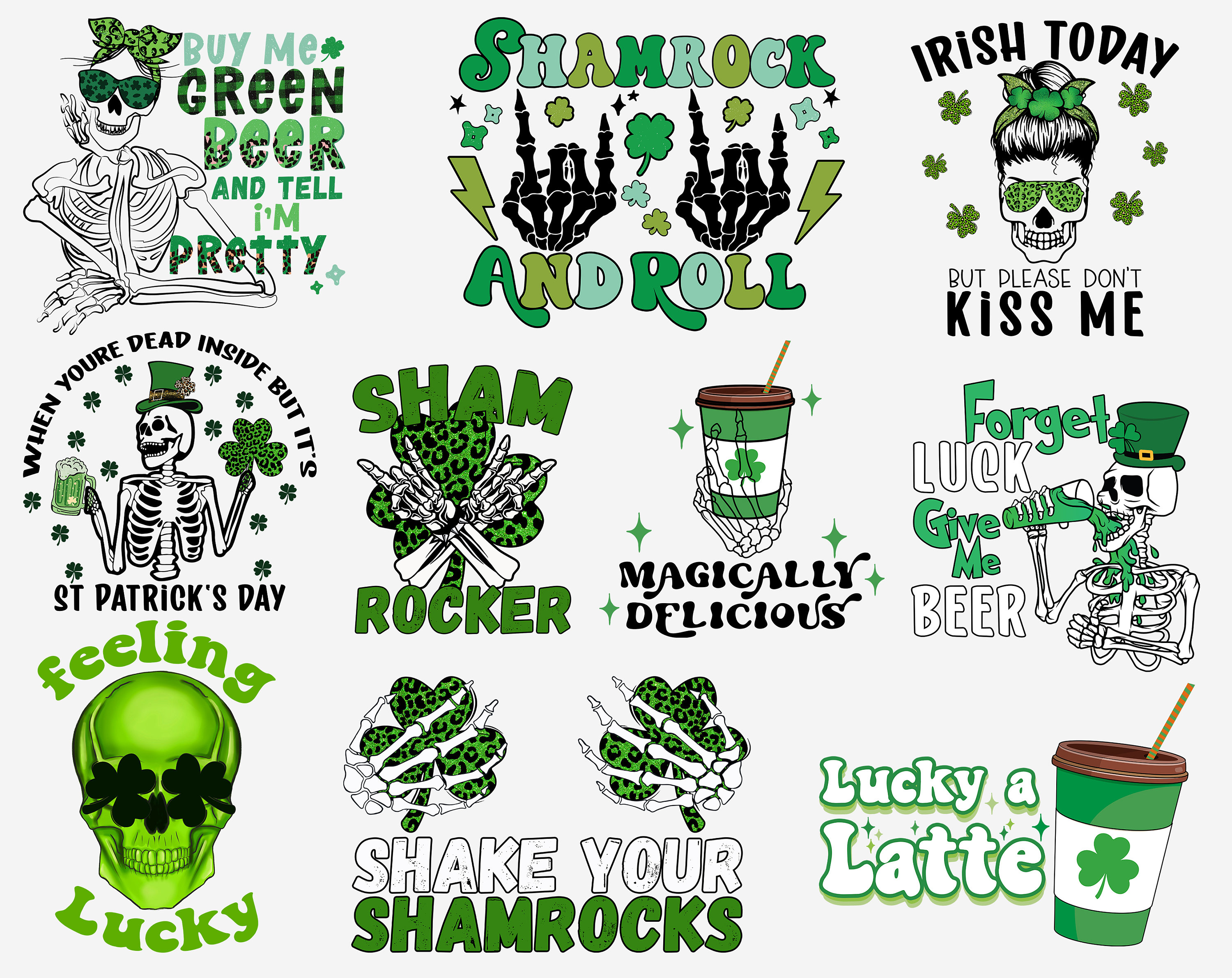St Patricks Day Png Bundle St. Patrick's Day Sublimation | Etsy