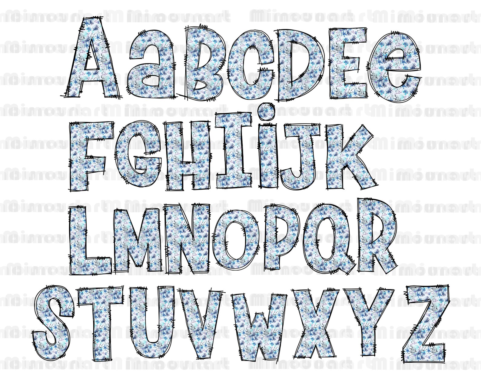 Spring Letters Png Floral Alphabet PNG Letters and Numbers - Etsy