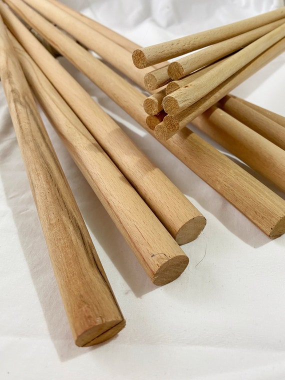 Wooden Dowel Wooden Stick Natural Wood for Weavers - Etsy