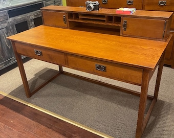 Mission Oak Library Table - Etsy