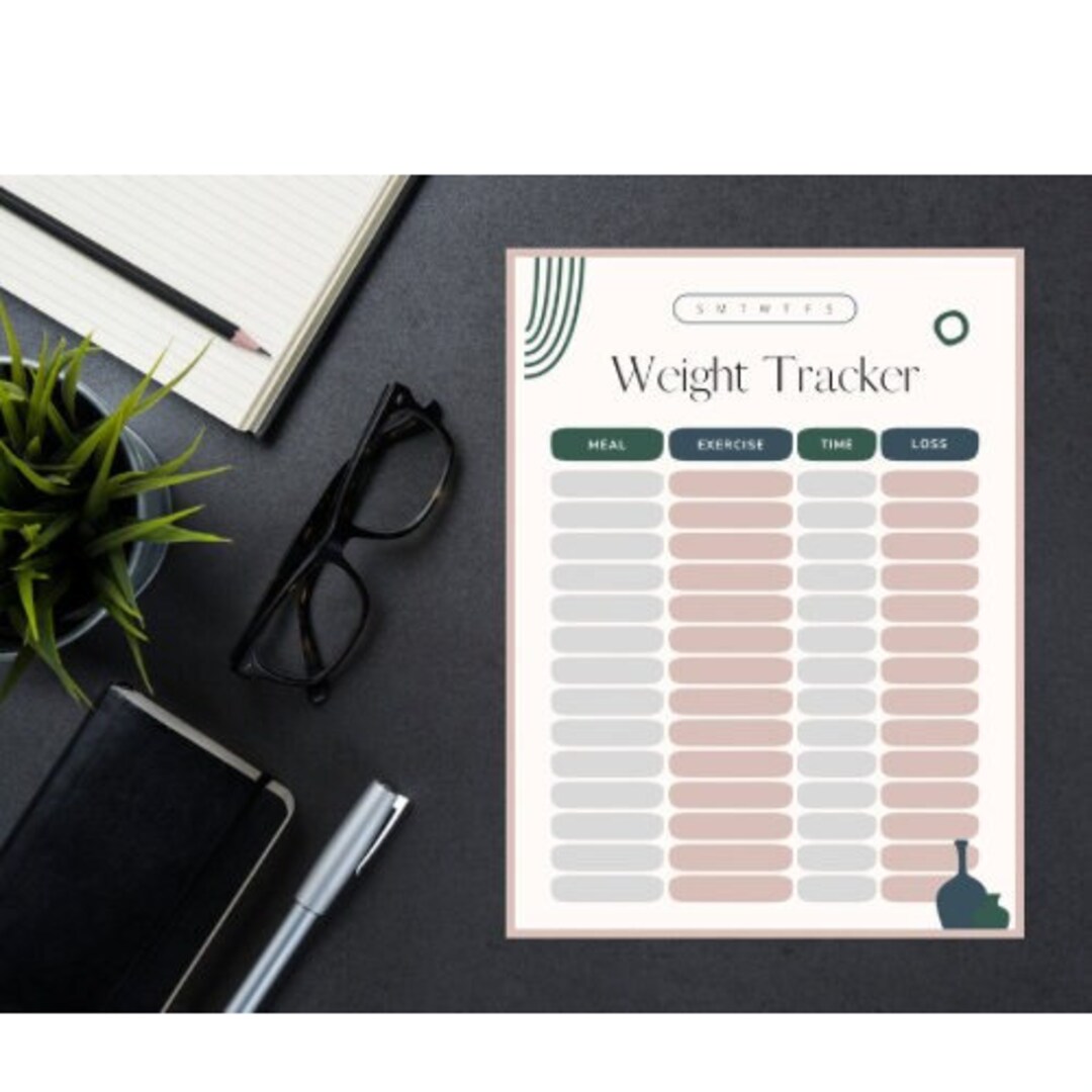 Digital Weight Loss Tracker - Etsy