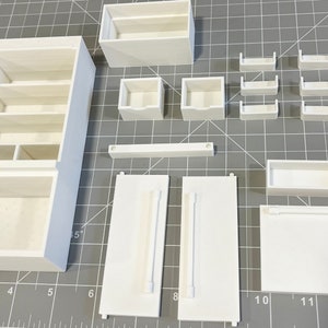 Digital 3D Print File 1:12 Scale Dollhouse Refrigerator OBJ, & STL ...