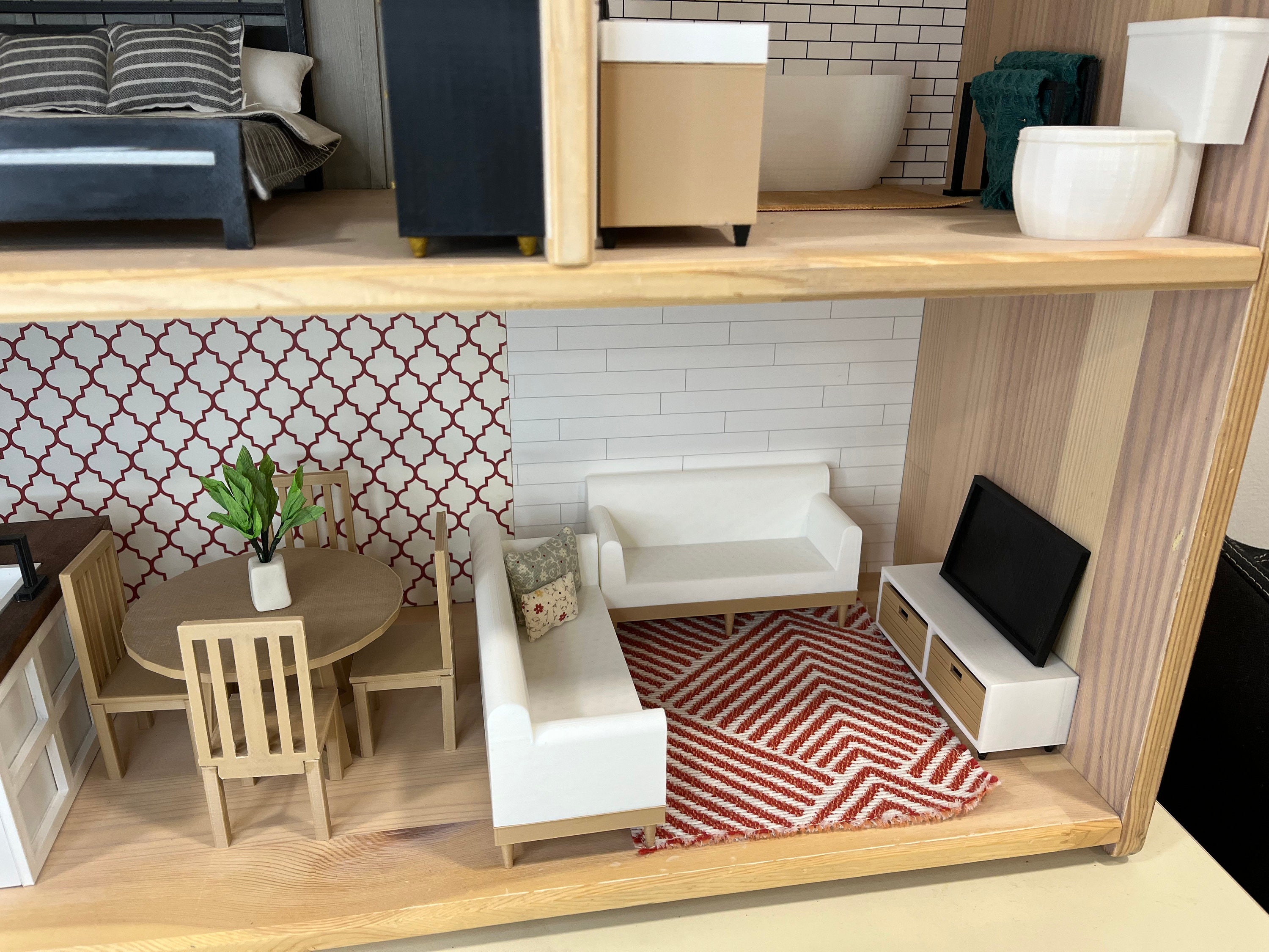 3D Digital Print File ONLY 1:12 Couch, Love Seat & Chair 3D Print ...