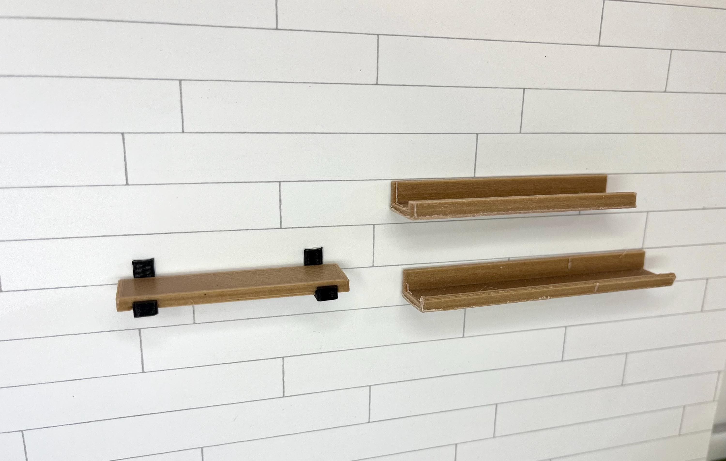 3D Print Digital File 1:12 Scale Display Shelves - OBJ, STL - Dollhouse ...
