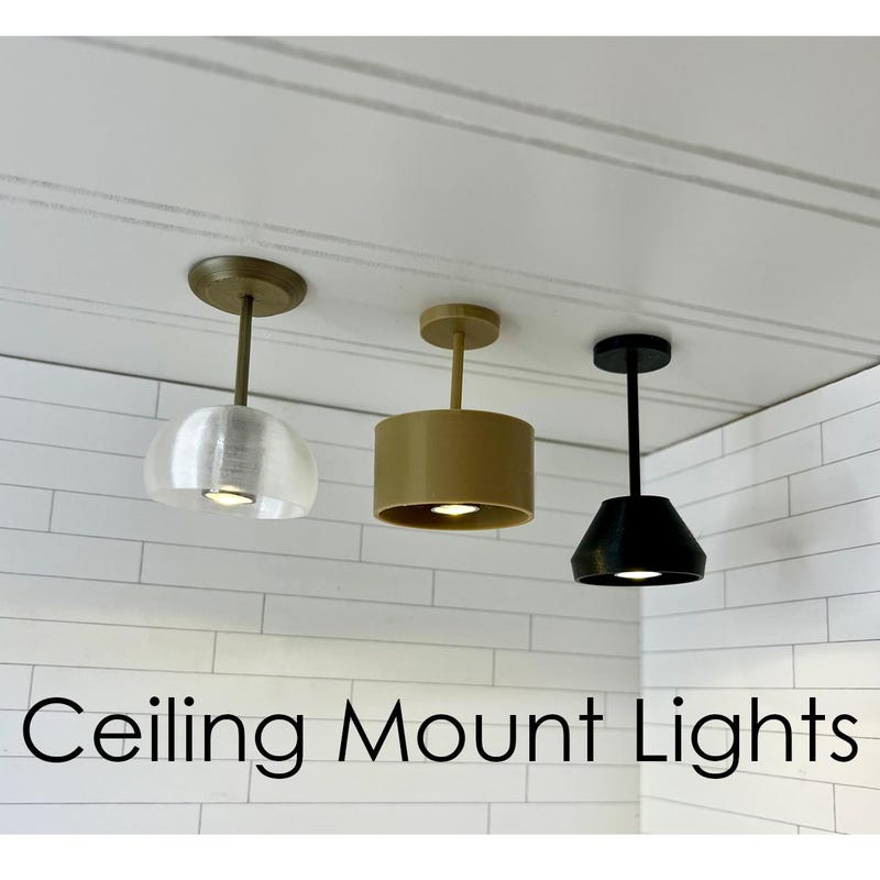 Stl Ceiling Light - Etsy