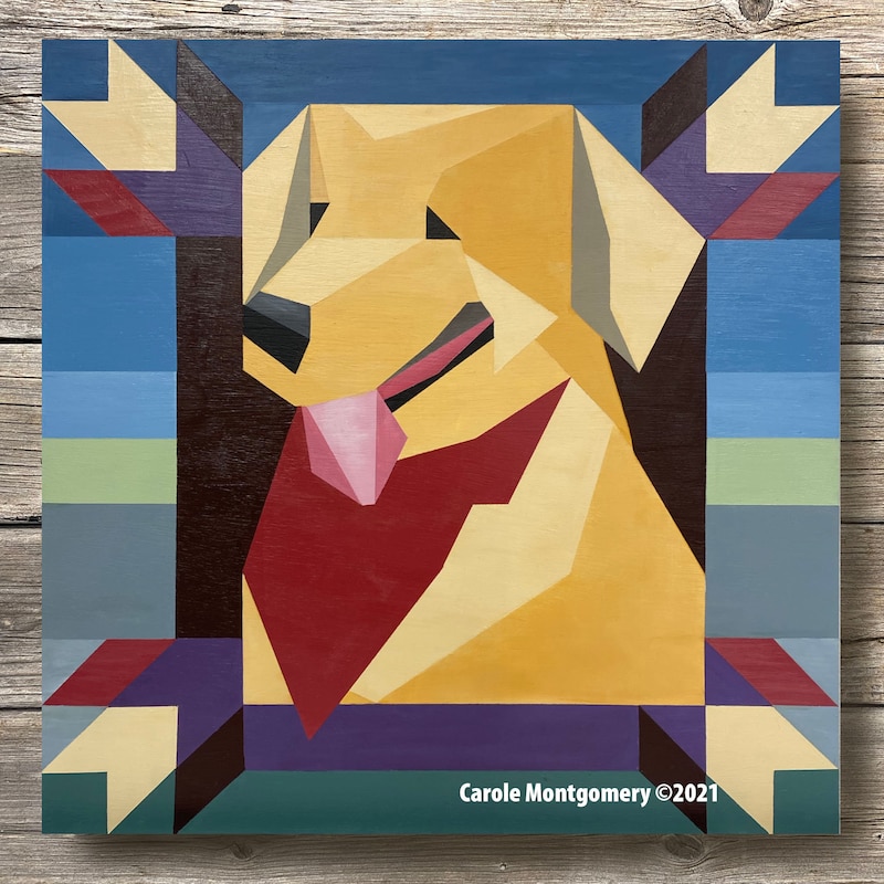 Labrador Retriever Quilt Block - Etsy