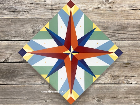 Quilt Mariners Compass Tattoo Mariner's Compass Barn Quilt Pattern