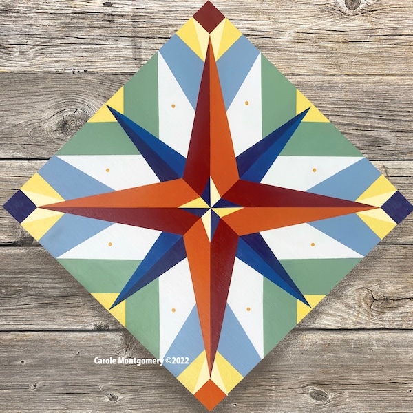 Mariners Compass Quilt Pattern - Etsy