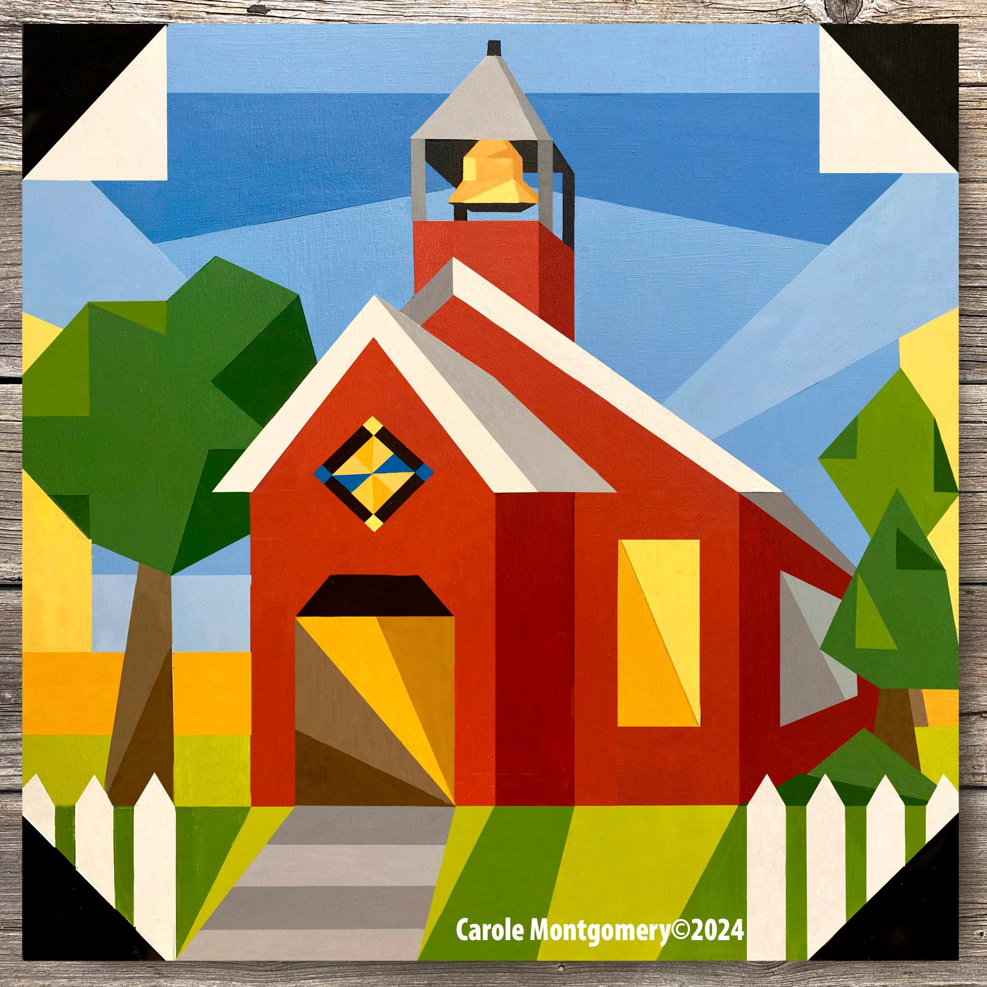 Country Schoolhouse Quilt Block Pattern Michele Bilyeu Creates With