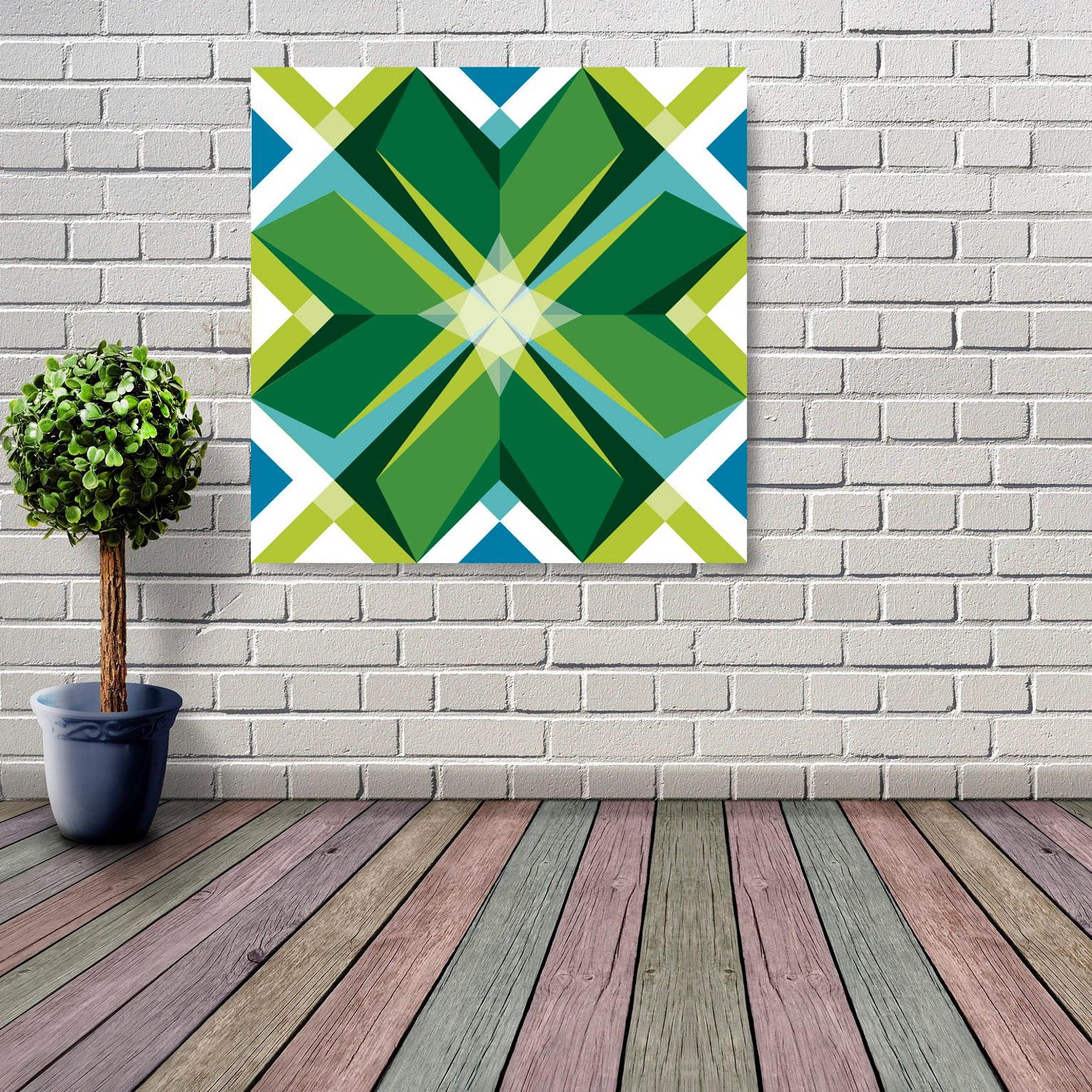 Lucky Clover Barn Quilt Painting Pattern: DIY Wall Art Tutorial (PDF ...