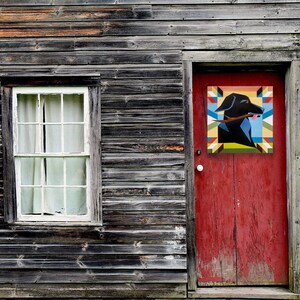 Black Lab Retriever Barn Quilt Pattern and Directions for Painting This ...