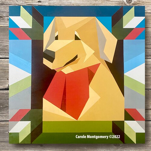 Black Lab Retriever Barn Quilt Pattern and Directions for - Etsy