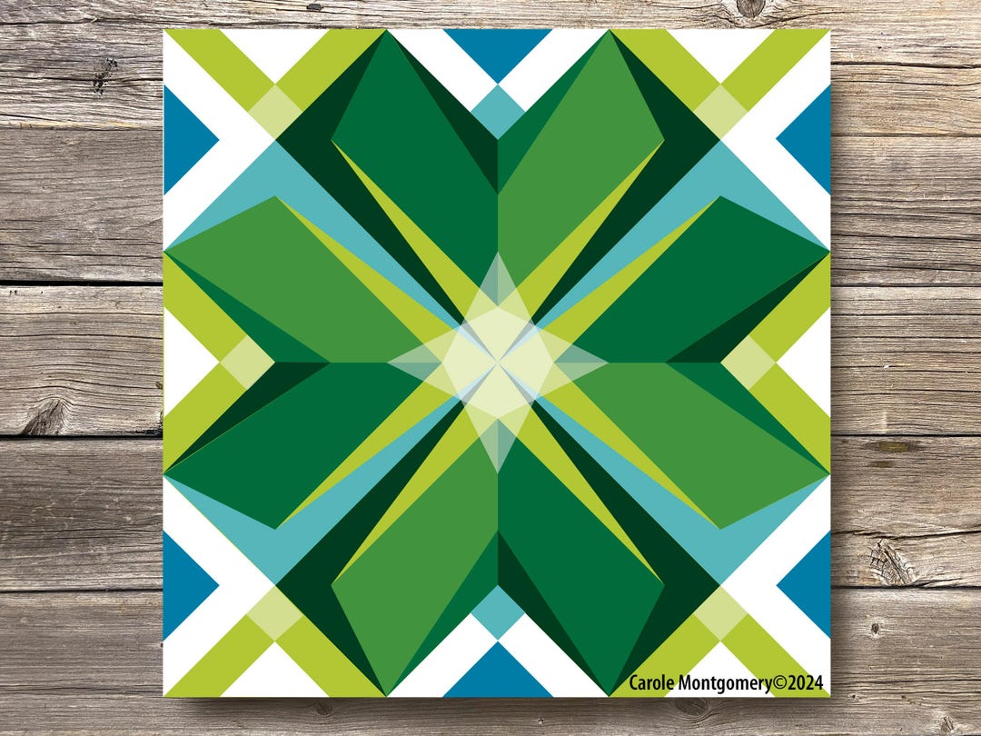 Lucky Clover Barn Quilt Painting Pattern: DIY Wall Art Tutorial (PDF ...
