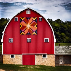 Heart Beats Barn Quilt Pattern and Directions for Making This Outdoor ...
