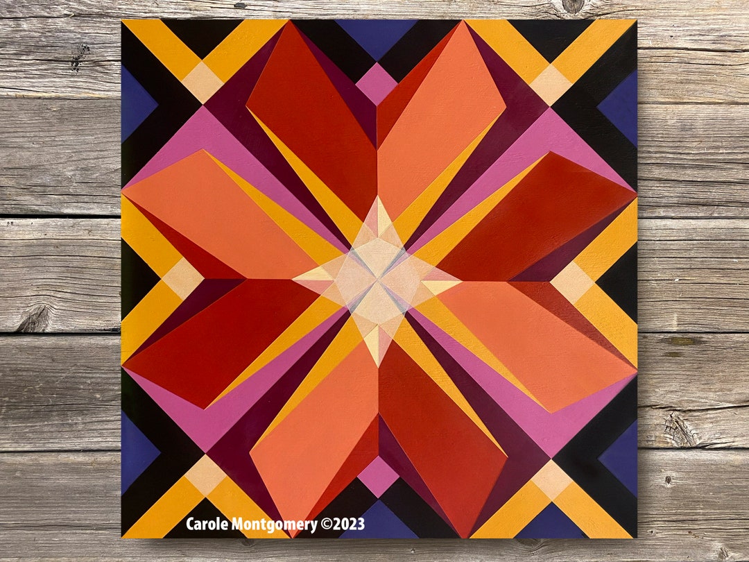 Heart Beats Barn Quilt Pattern and Directions for Making This Outdoor ...