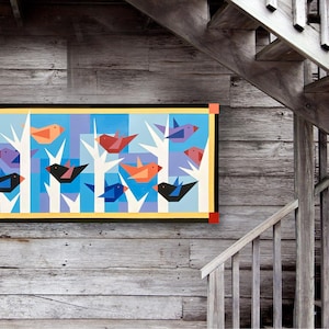 Bird Song Barn Quilt Pattern and Directions for Painting Outdoor Art ...
