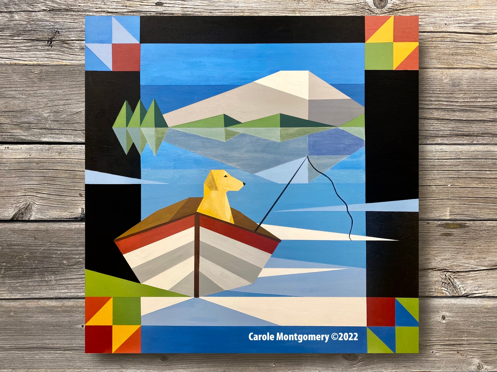 Little Dory Dog Barn Quilt Pattern and Directions for Painting - Etsy