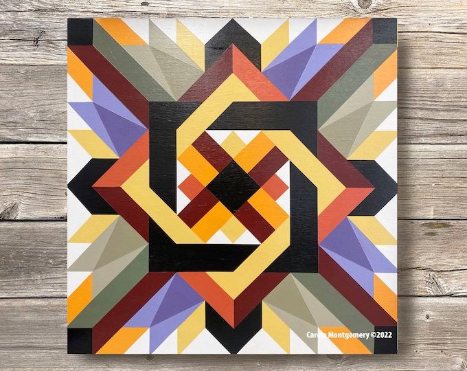 Pdf- Wood Barn Quilt Designs (full Color Graphs - Instant Download ...