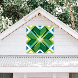 Lucky Clover Barn Quilt Painting Pattern: DIY Wall Art Tutorial (PDF ...