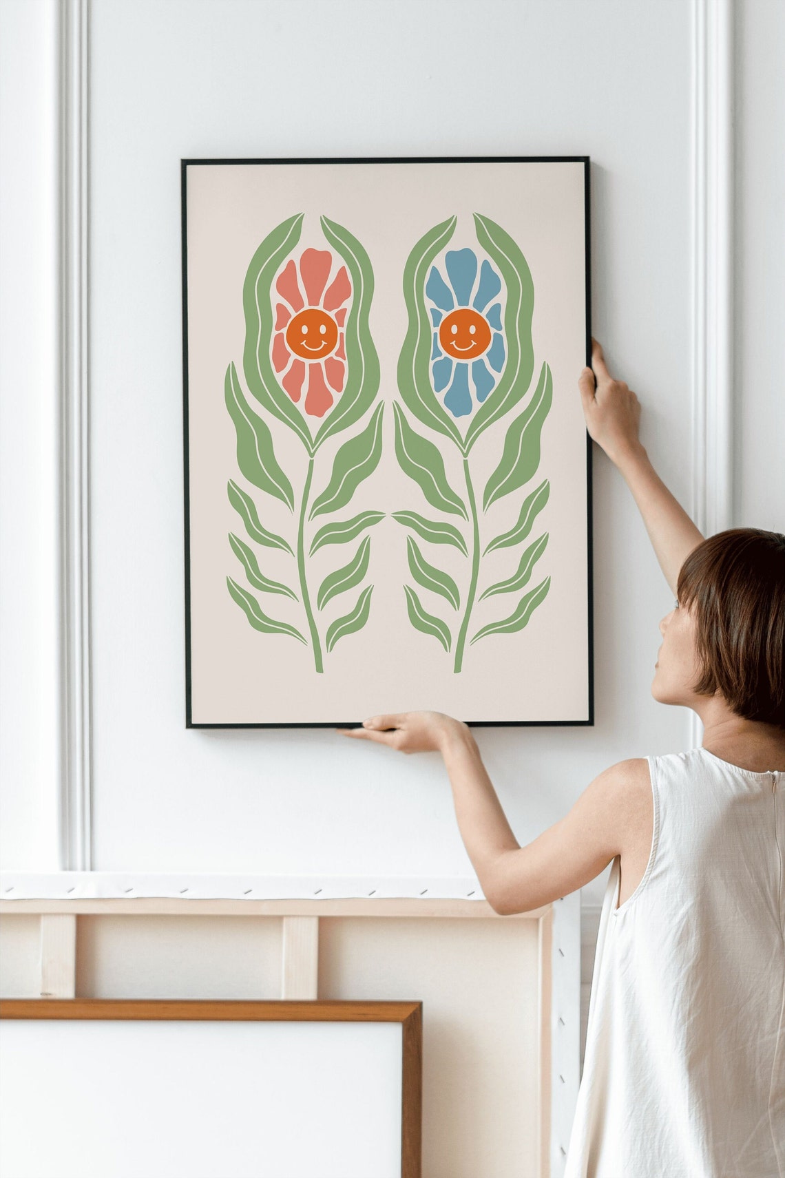 Groovy Poster Set Trendy Retro Gallery Wall Art Set of 7 - Etsy