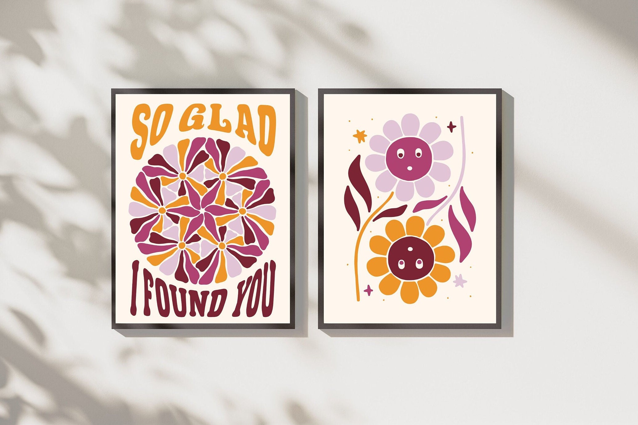 Groovy Poster Set Retro Groovy Print Hippie Room Decor - Etsy Groovy Poster Set Retro Groovy Print Hippie Room Decor - Etsy