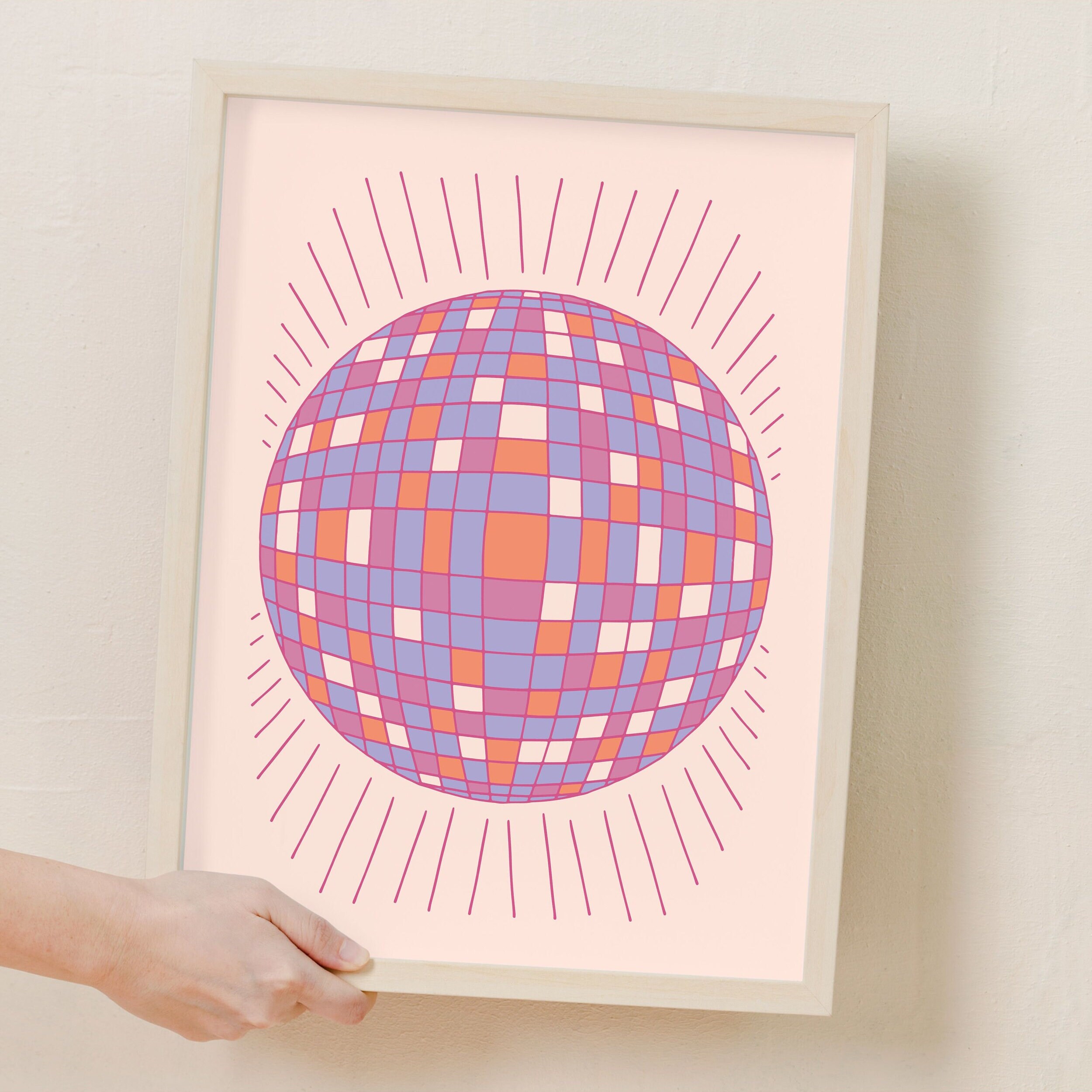 Groovy Gallery Wall Art 70s Style Poster Groovy Smiley - Etsy