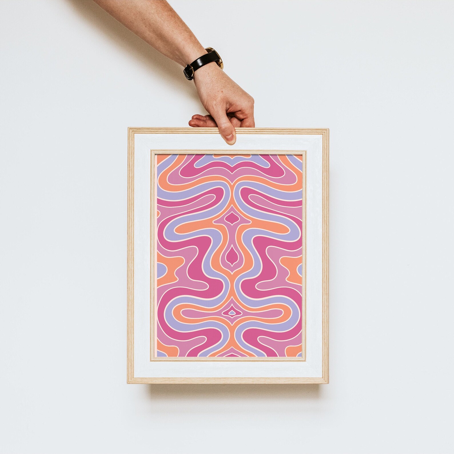 Groovy Gallery Wall Art 70s Style Poster Groovy Smiley - Etsy