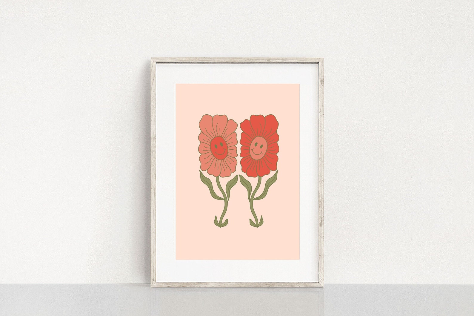 Groovy Poster Set Trendy Retro Gallery Wall Art Set of 7 - Etsy