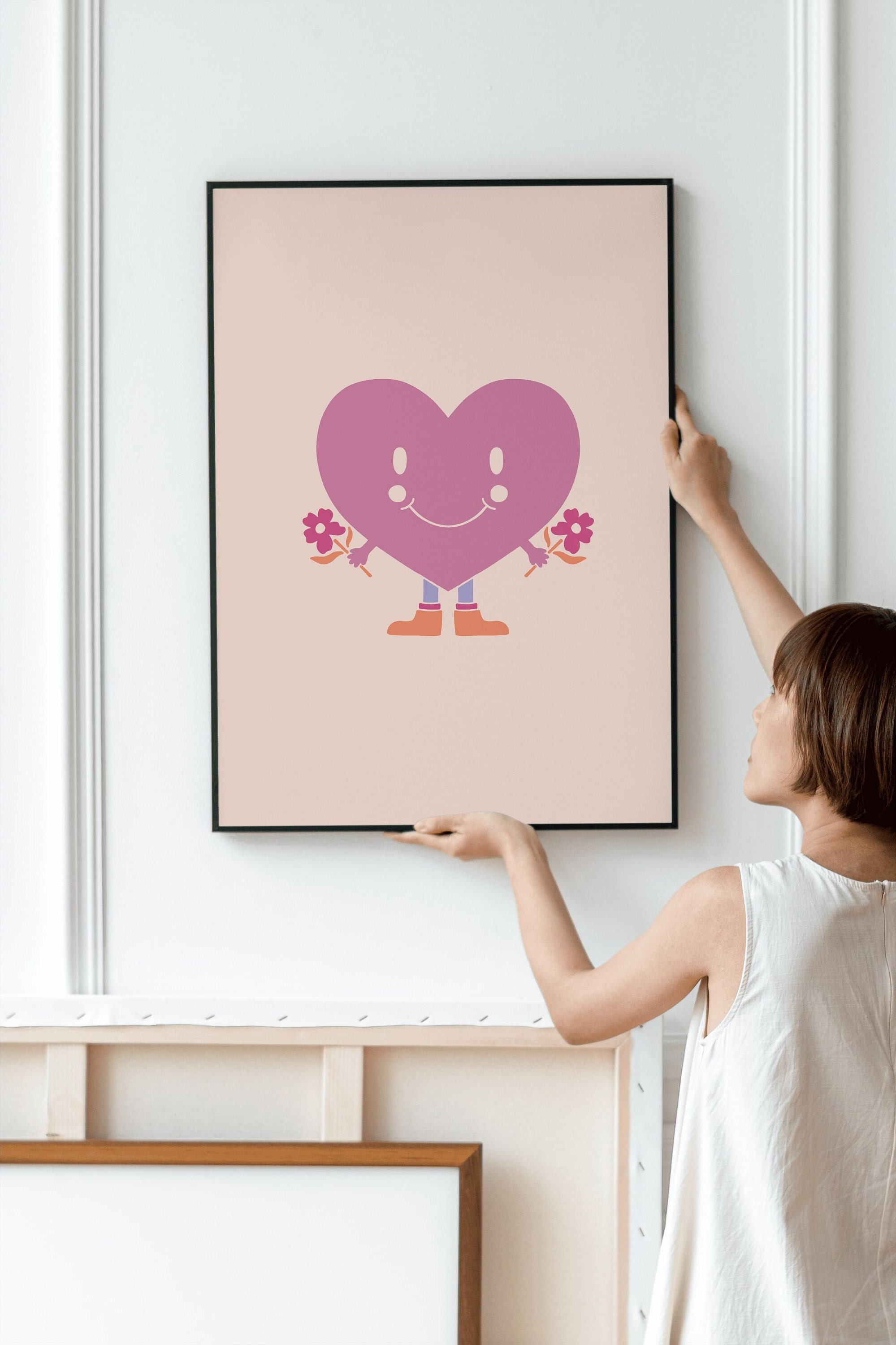 Groovy Poster Set Trendy Retro Gallery Wall Art Set of 7 - Etsy