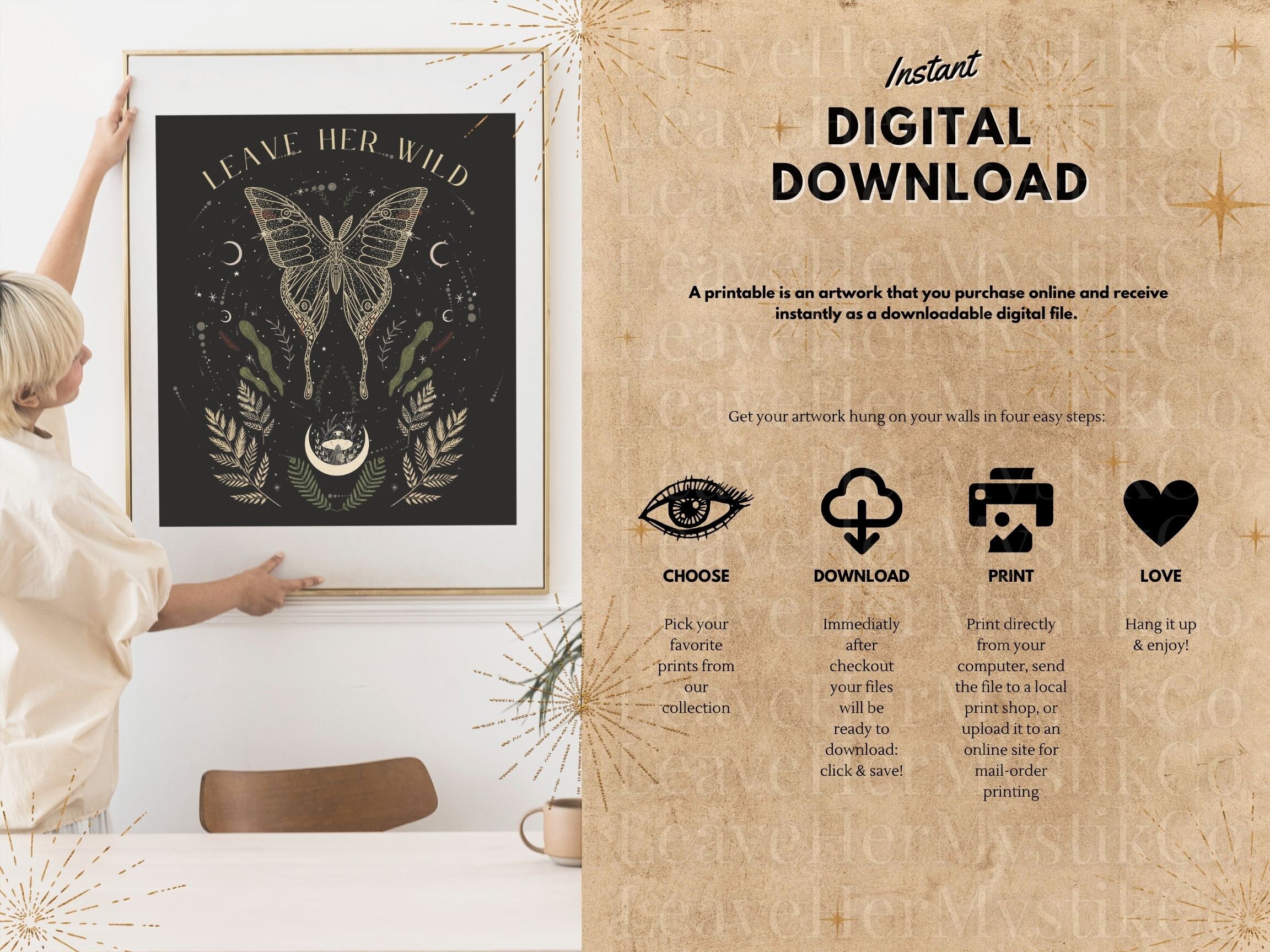 Groovy Poster Set Trendy Retro Gallery Wall Art Set of 7 - Etsy