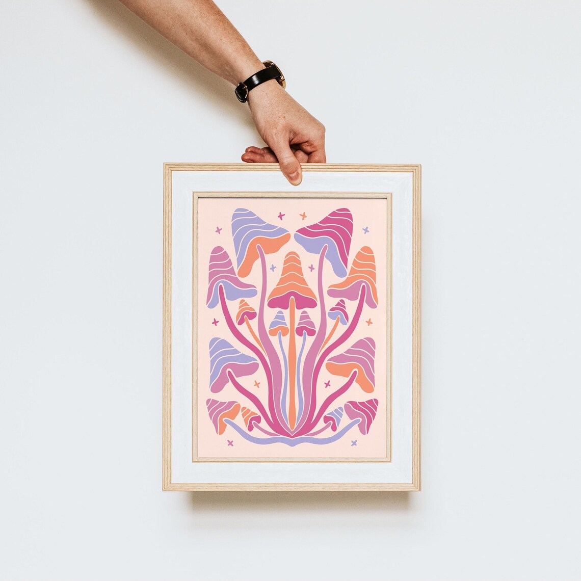 Groovy Gallery Wall Art 70s Style Poster Groovy Smiley - Etsy