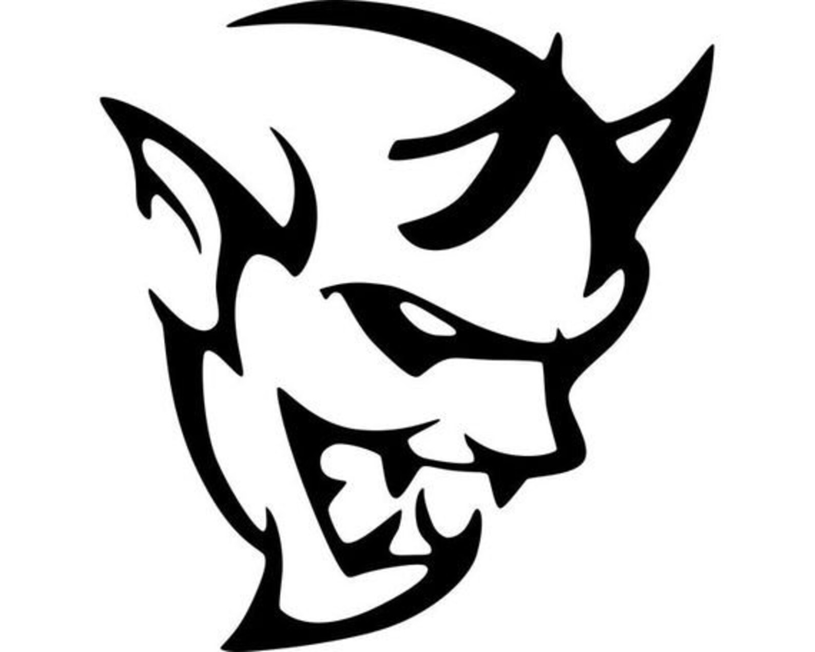 Demon Die Cut Vinyl Decal | Etsy