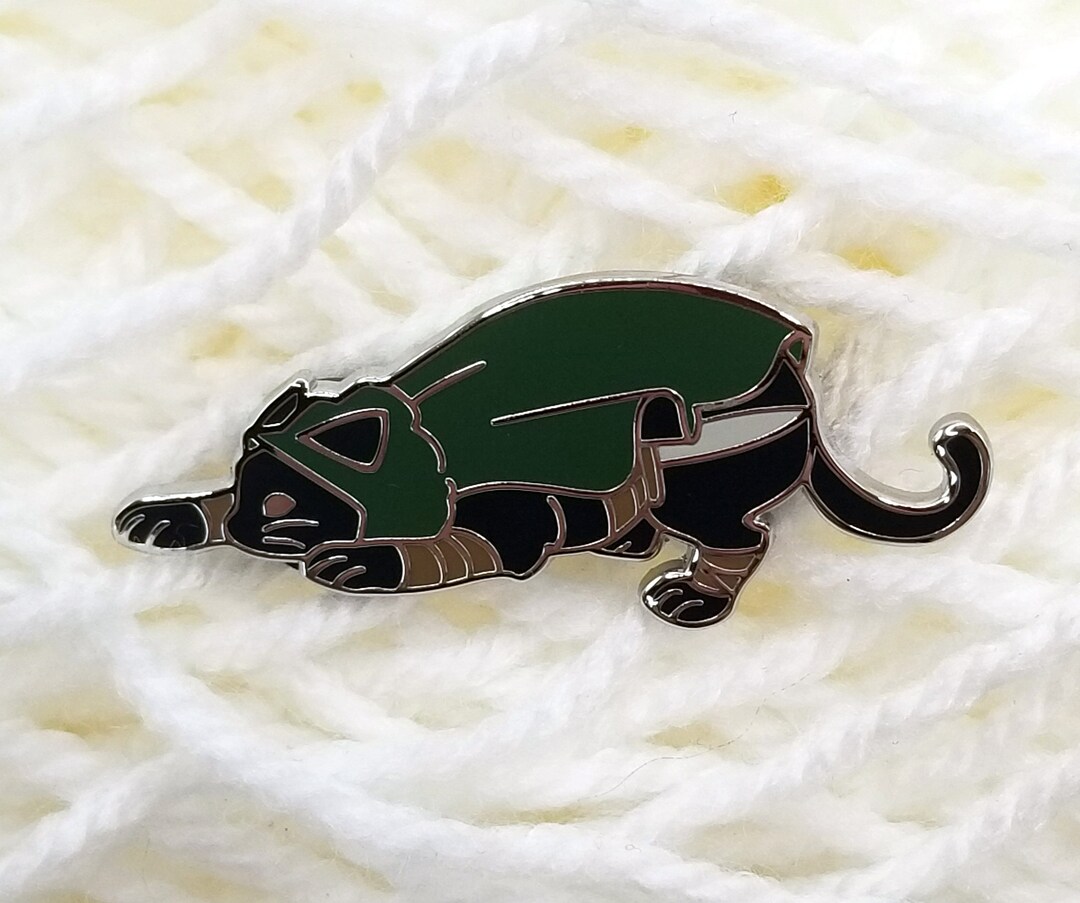 Rogue Cat Enamel Pin - Etsy