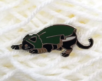 Diamond Rogue Class - RPG Black Cat - Winged Crystal Cat - Hard Enamel ...