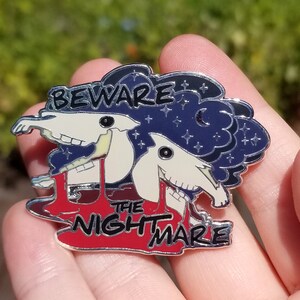 Beware the Night Mare | Nightmare Horse Enamel Pin, Halloween, Spooky ...