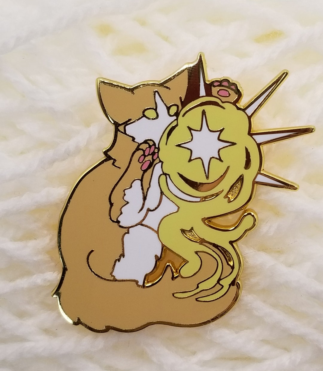 Cleric Cat Enamel Pin - Etsy