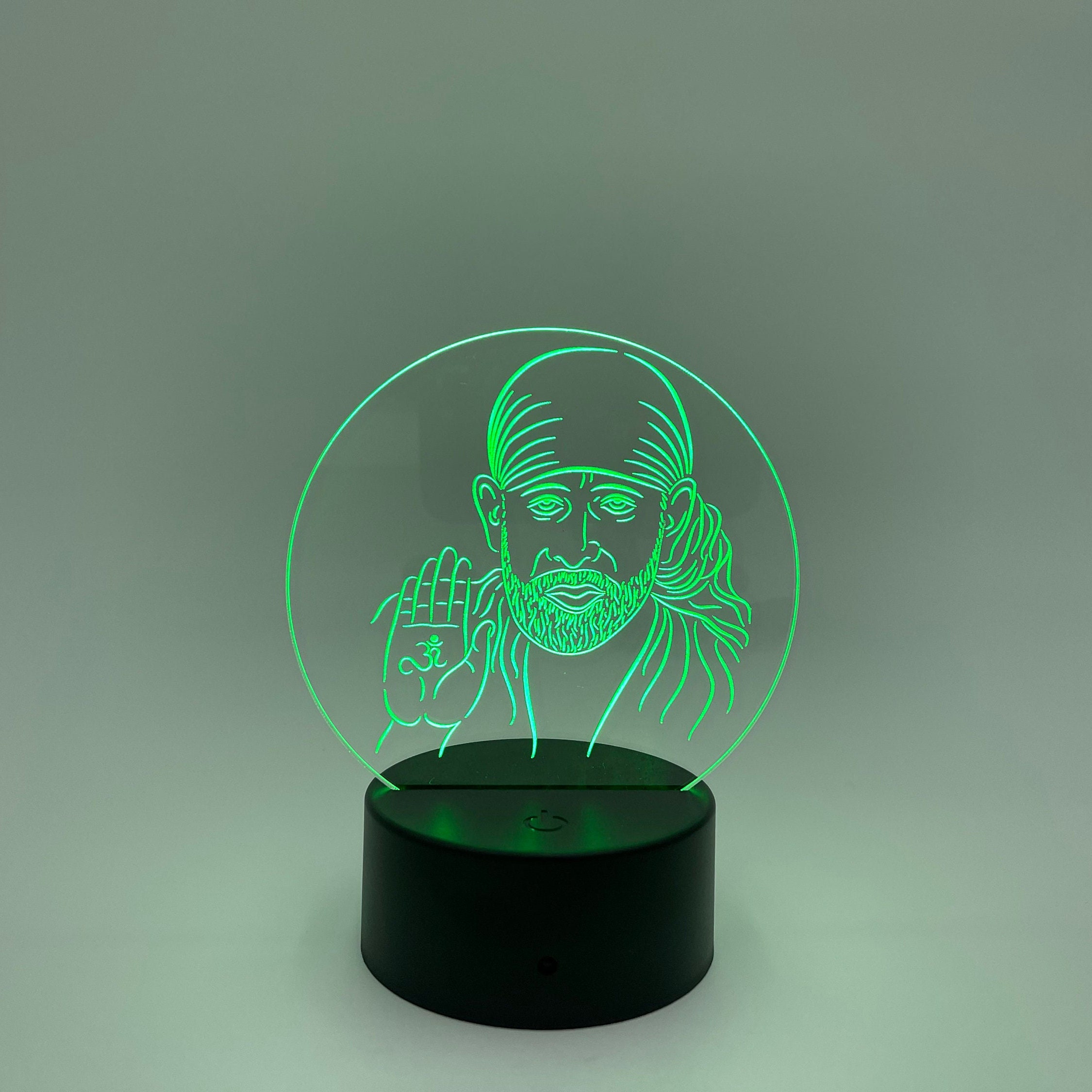 Sai Baba Desk Light, Sai Baba 3d Light, Sai Baba LED Light, 3D Light ...